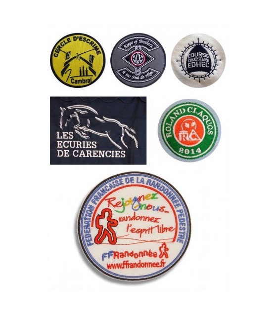 Ecusson de France Broderie Textile Ecusson brodé personnalisé