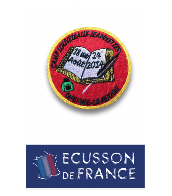 Ecusson de France Broderie Textile Ecusson brodé personnalisé