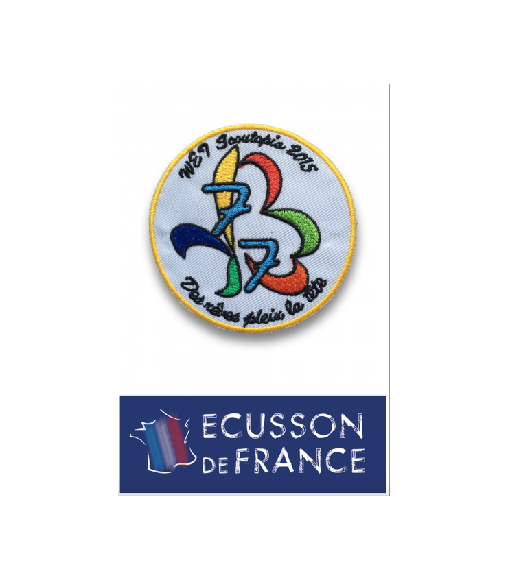 écussons brodés scouts et guides. ️ ECUSSON DE FRANCE