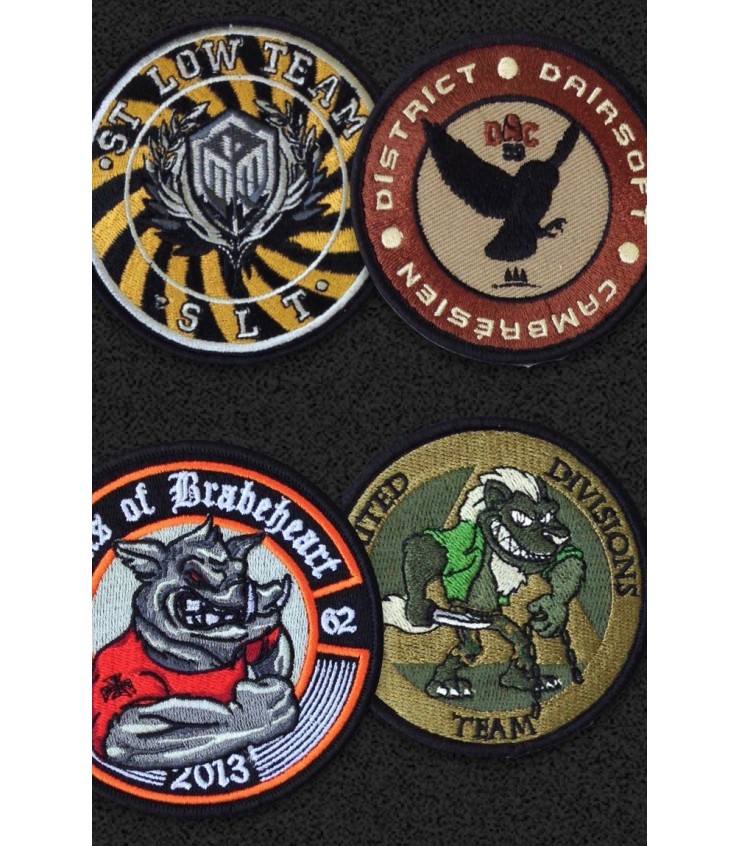 Fabrication écusson brodé ROND ️ ECUSSON DE FRANCE